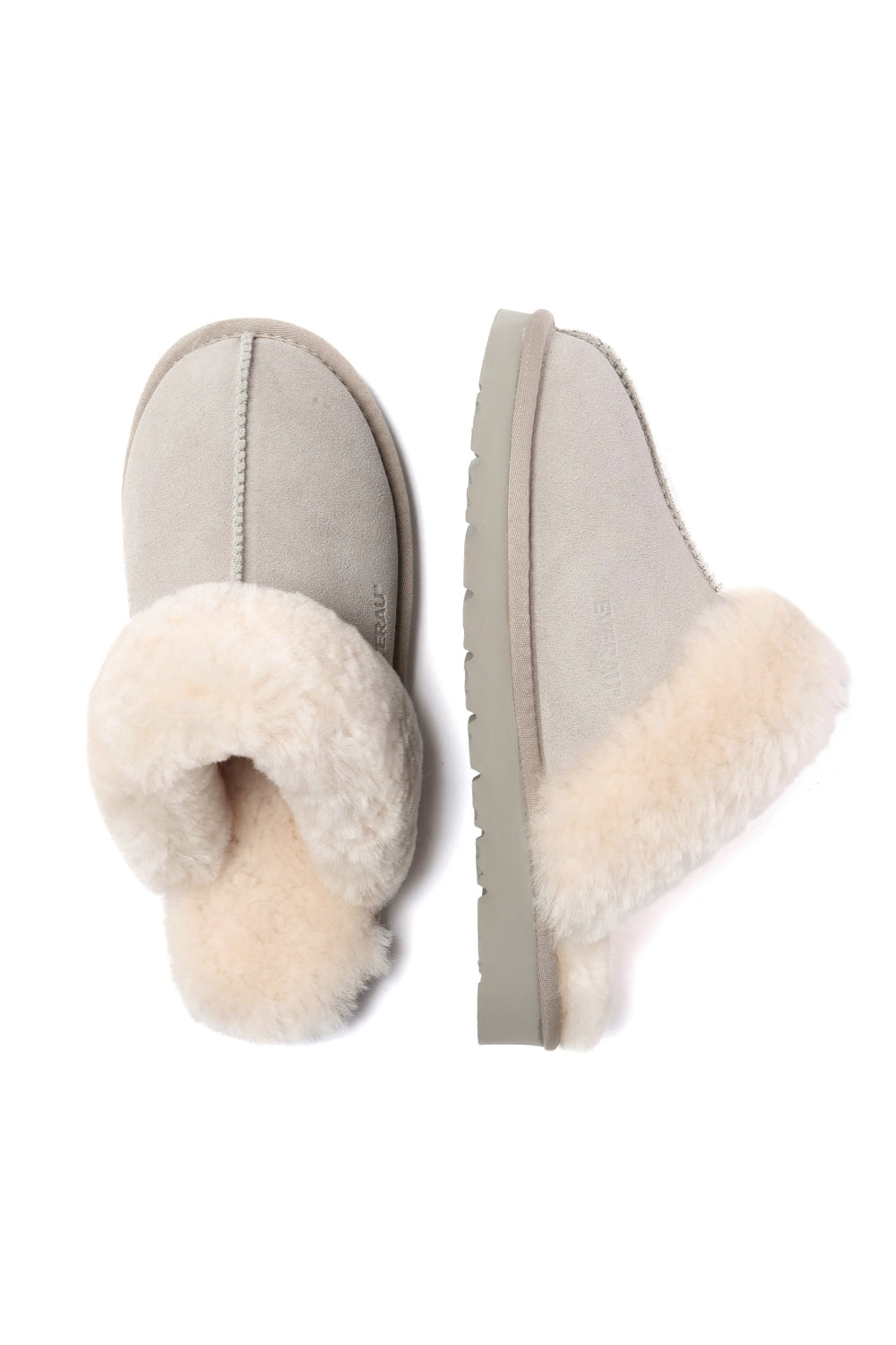 EVER AU Raven Slippers-Goat Grey