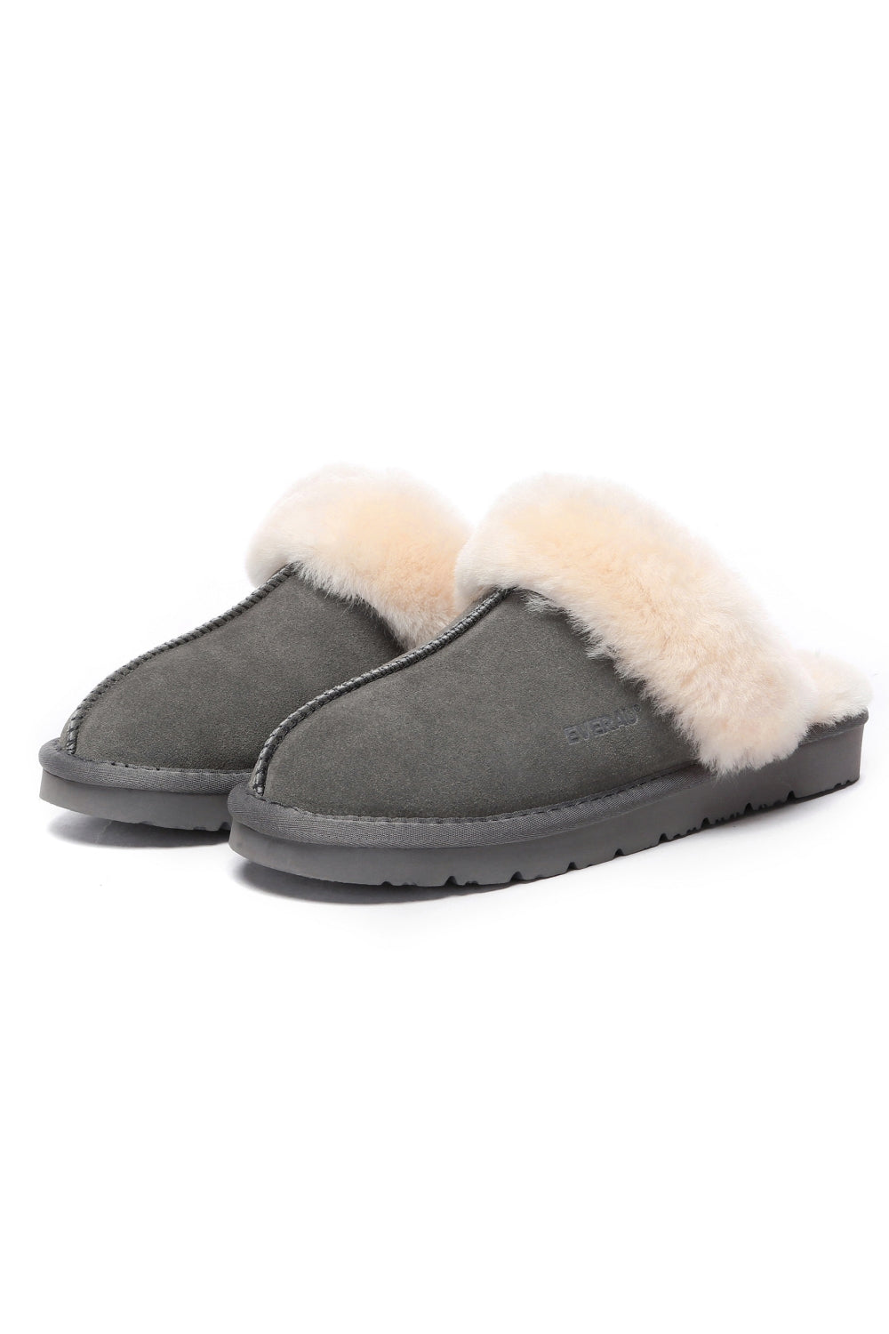 EVER AU Raven Slippers-Grey