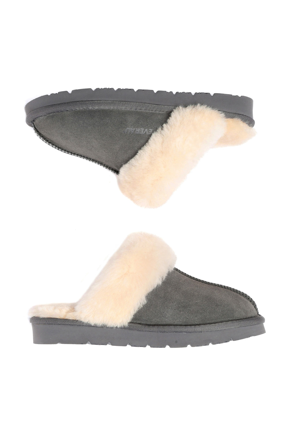 EVER AU Raven Slippers-Grey